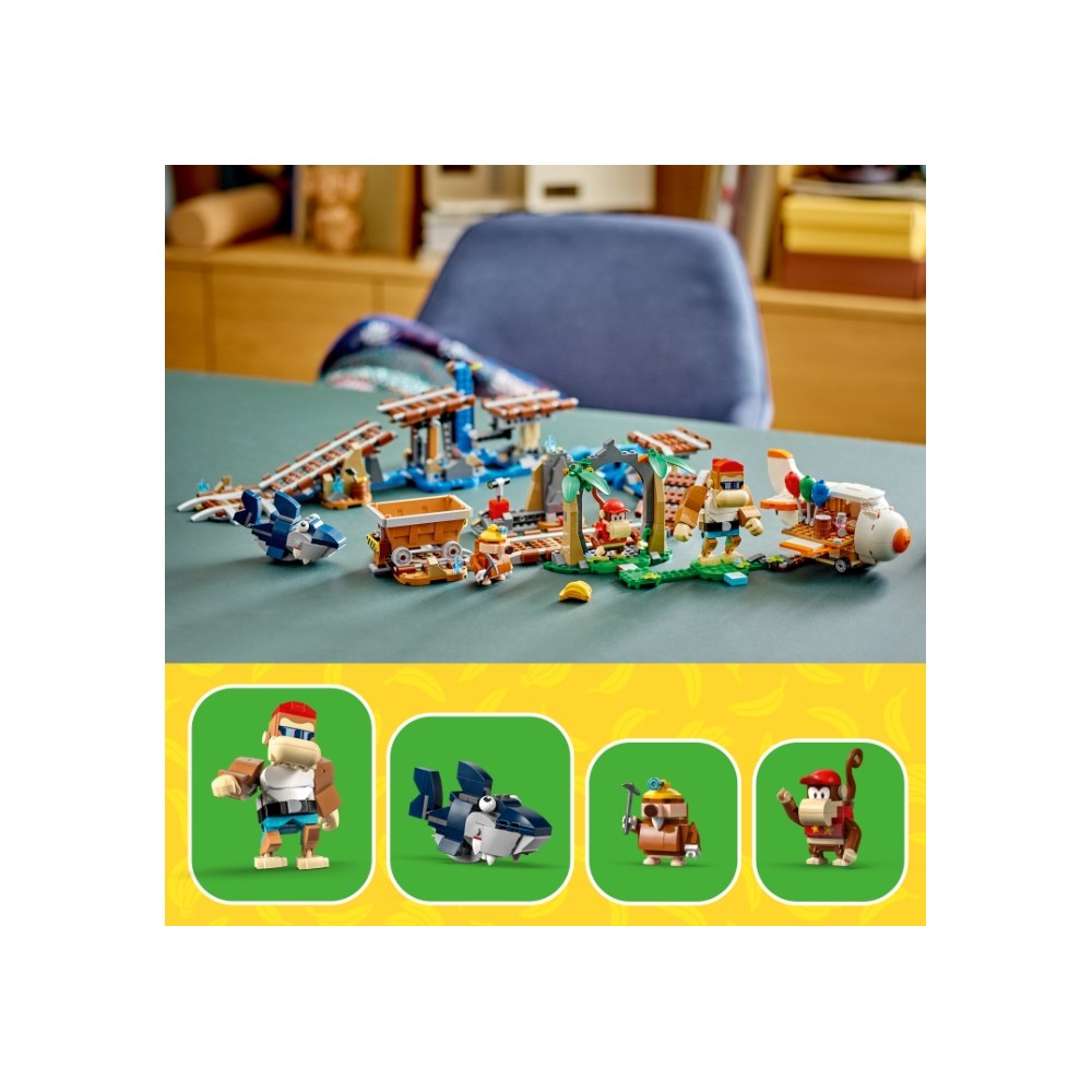 LEGO | LEGO® 71425 SUPER MARIO Diddy Kongova jízda v důlním vozíku ...