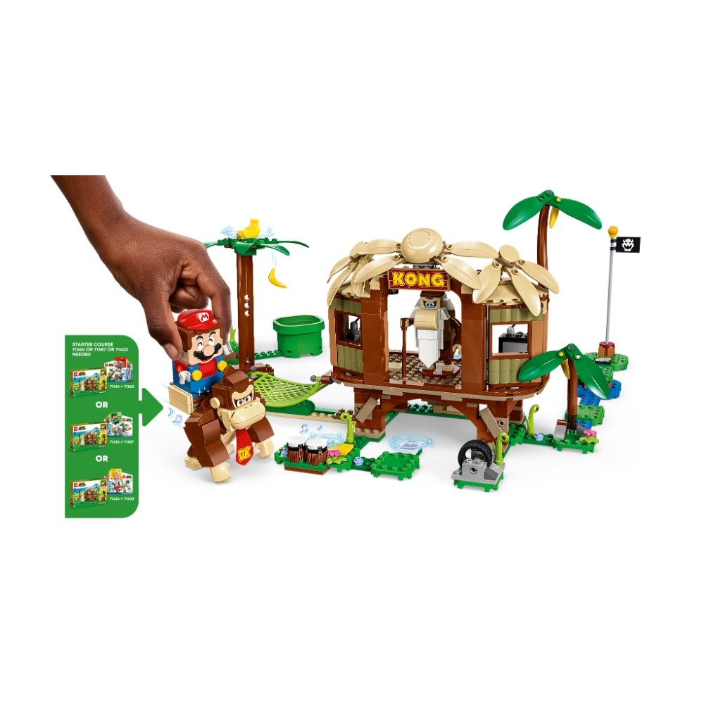 LEGO | LEGO® 71424 SUPER MARIO Donkey Kongův dům na stromě ...