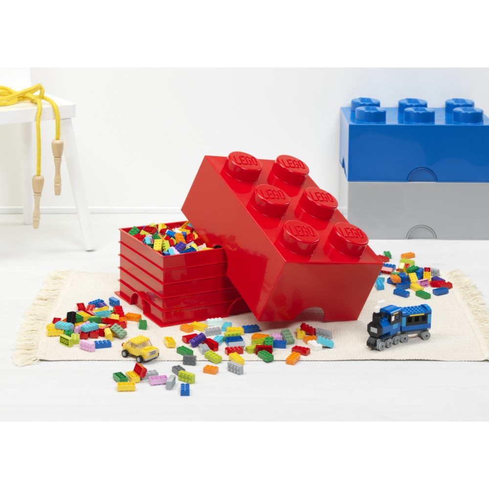 LEGO | LEGO® STORAGE BOX 6 Úložný box červený - MořeLega - MořeKostek