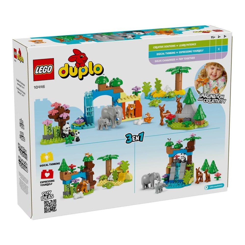 LEGO | LEGO® 10446 DUPLO Rodinky divokých zvířat 3 v 1 - MořeLega ...